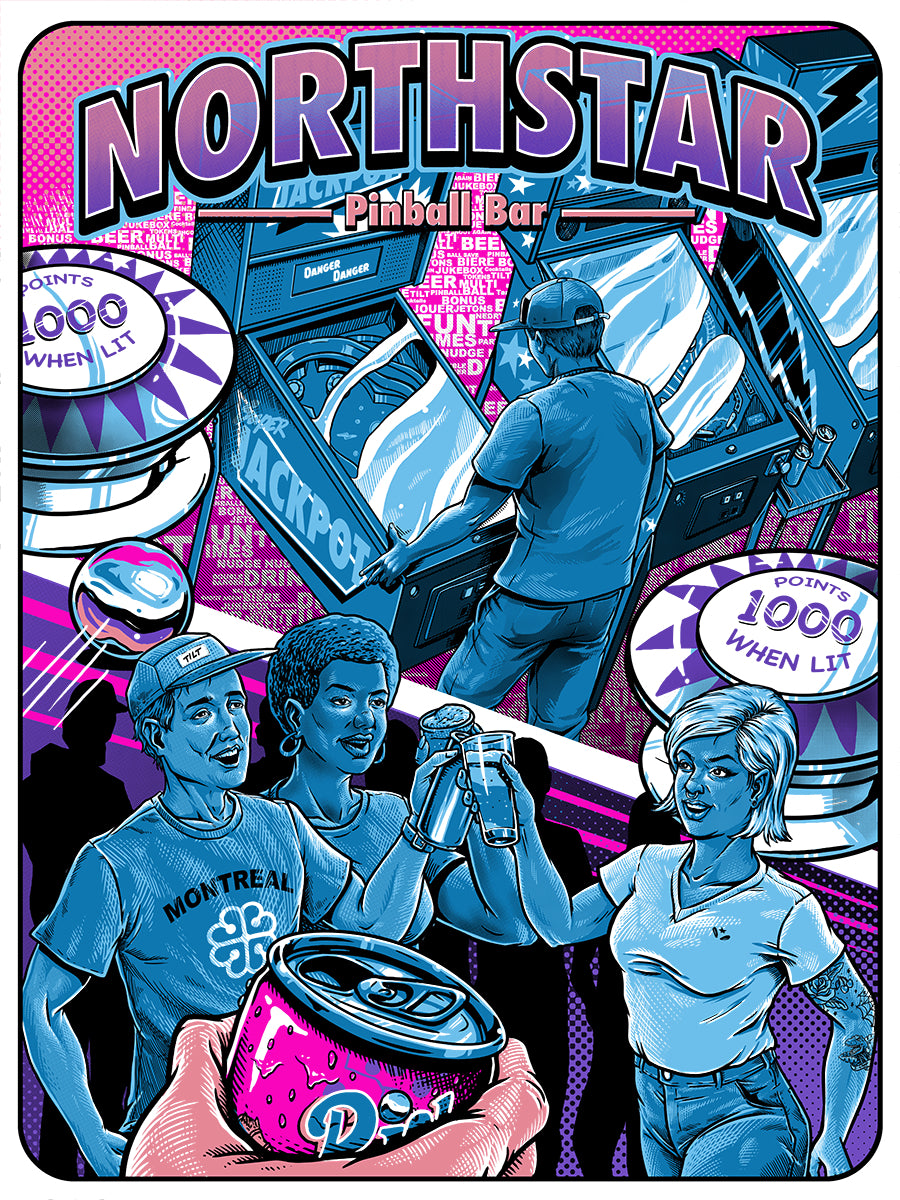Montreal Poster by Johnny Crap – ARCADEMILEXARCADE